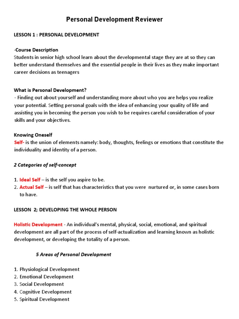 Perdev Reviewer | Descargar gratis PDF | Adolescence | Child Development