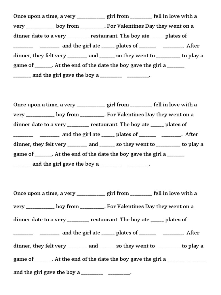 Mad Libs | PDF