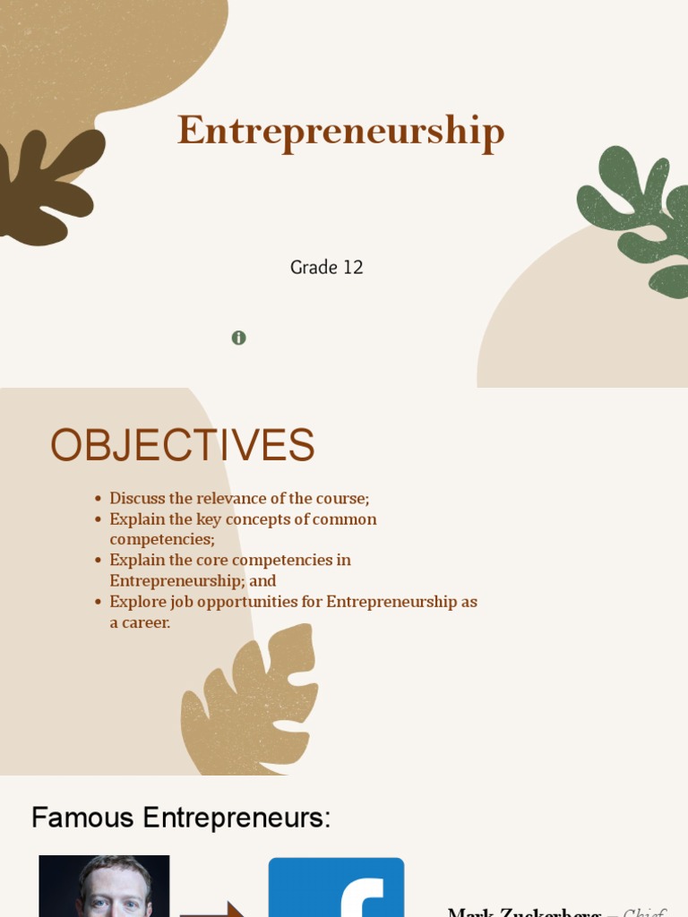 Entrep Lesson1 | PDF | Entrepreneurship | Marketing