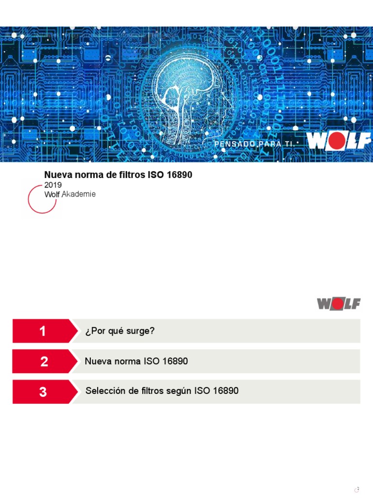 Nueva Norma de Filtros ISO 16890: 2019 Wolf Akademie | PDF | Partículas ...