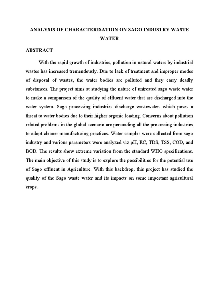 Waste Water Pdf
