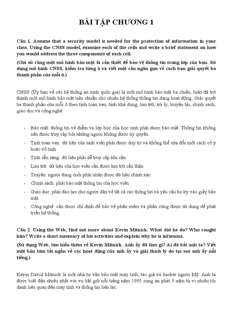 Bài tập AISe | PDF