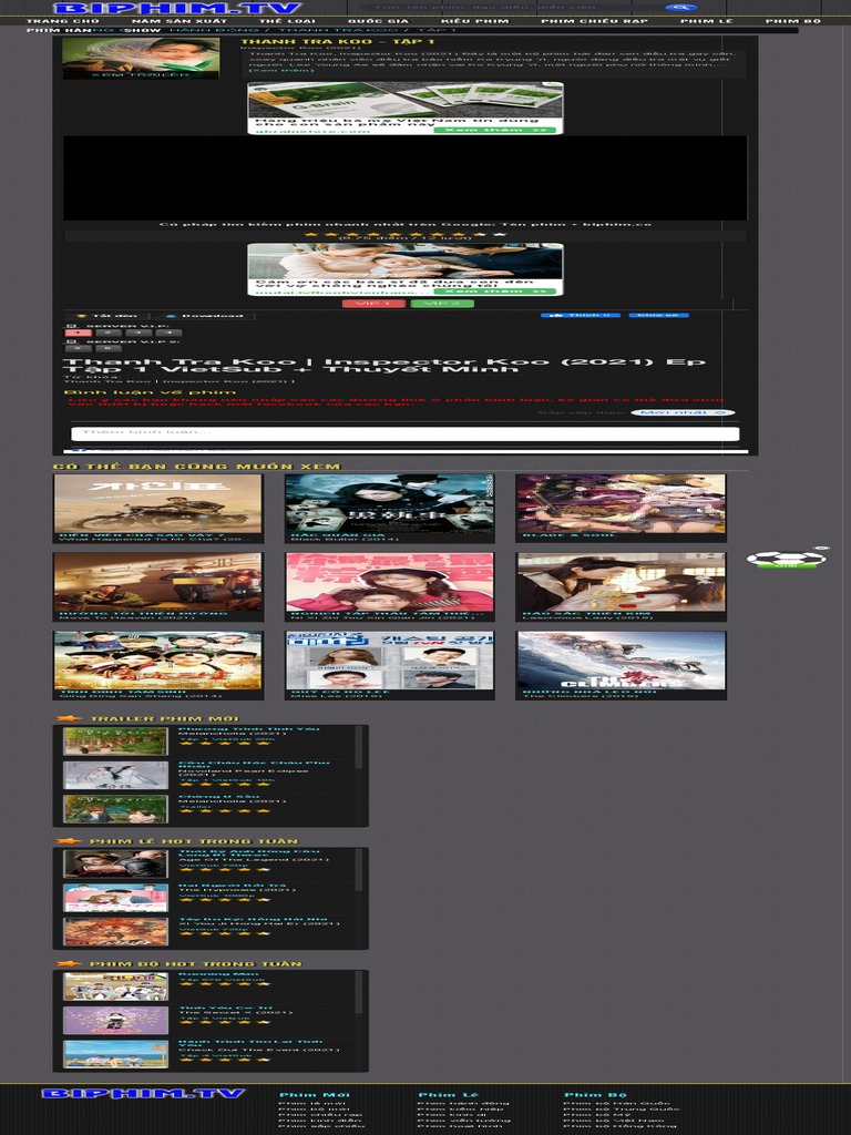 Xem Phim Thanh Tra Koo Inspector Koo (2021) - Tập 1 VietSub + Thuyết Minh | PDF