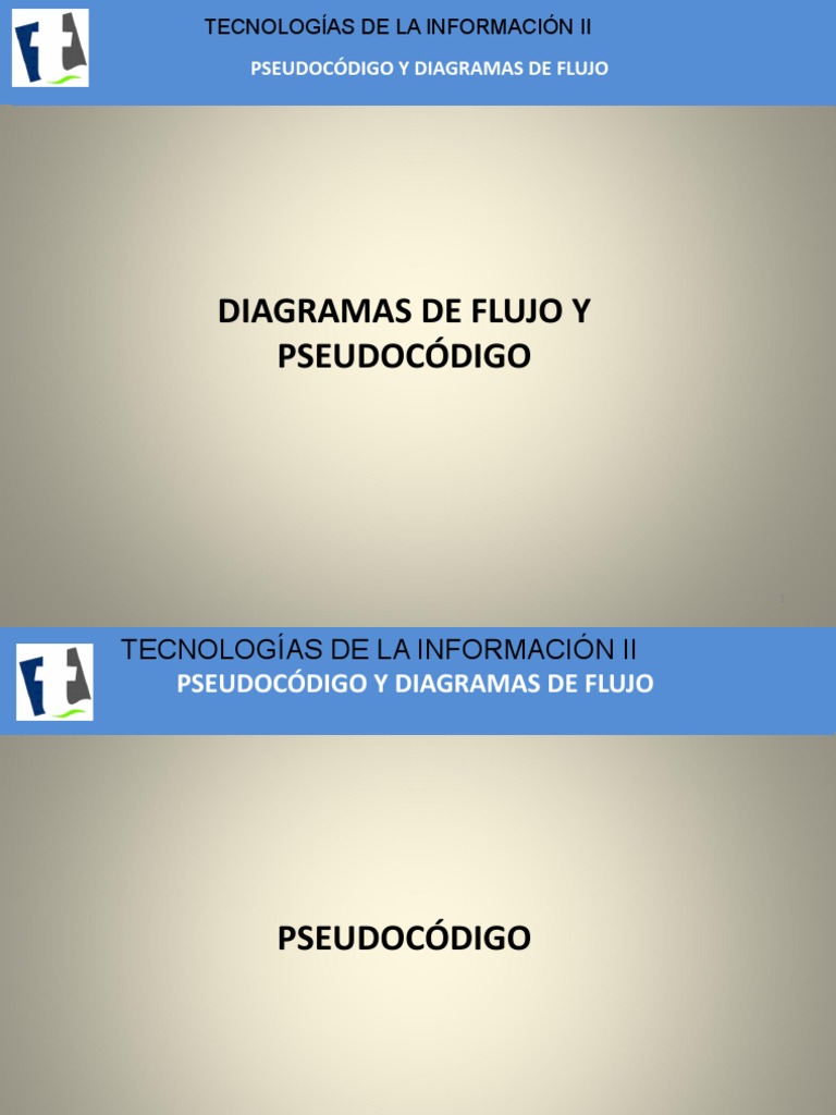 Diagrama de Flujo y Pseudocodigo | PDF | Algoritmos | Lenguaje de programación