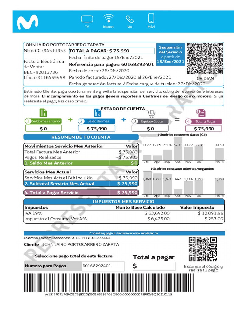 Invoice BEC-92013736 | PDF | Tarjeta de débito | Colombia