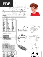 CadernÃ o de Atividades - Fonema CH | PDF