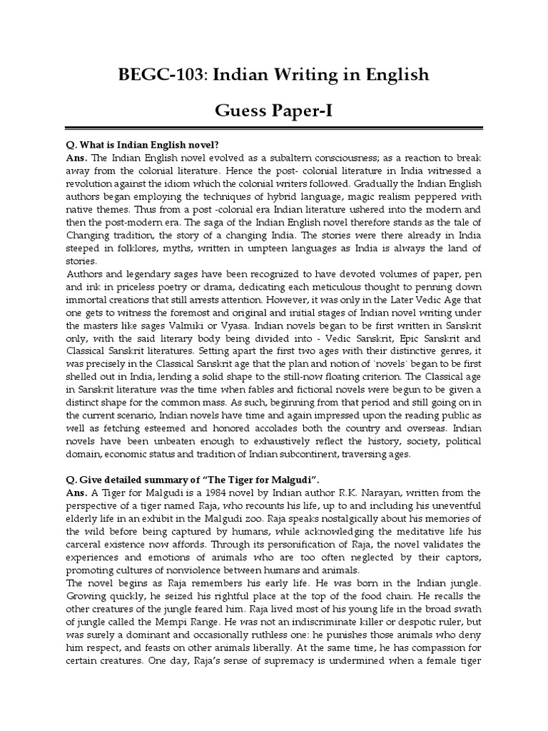 BEGC103 | Download Free PDF | Novels | Romanticism