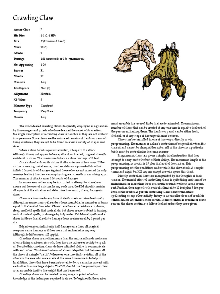 Crawling Claw | PDF