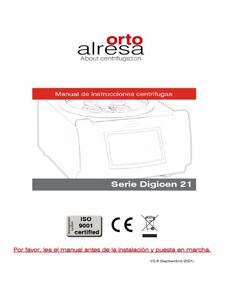 SPA Manual Serie Digicen 21 V2.8 - IND | PDF