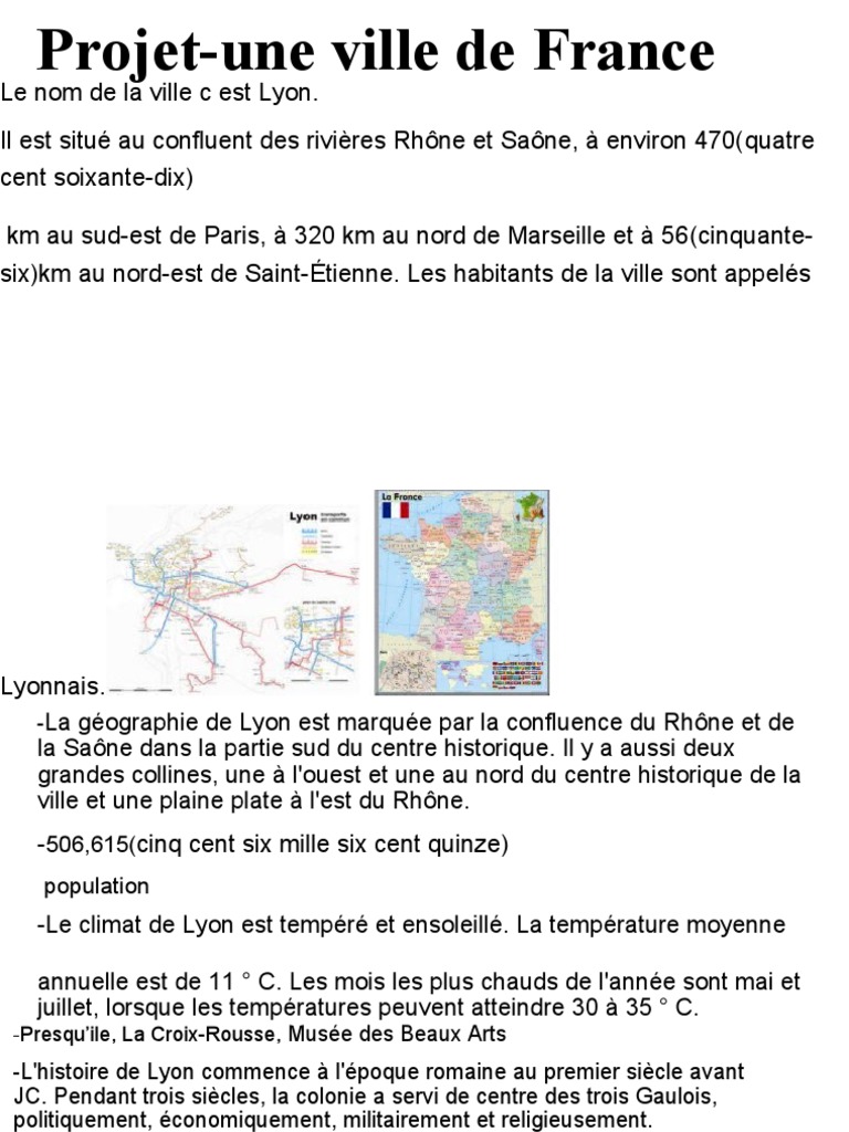 Alexandru Breazu Et David Nistor-Projet | PDF | Lyon