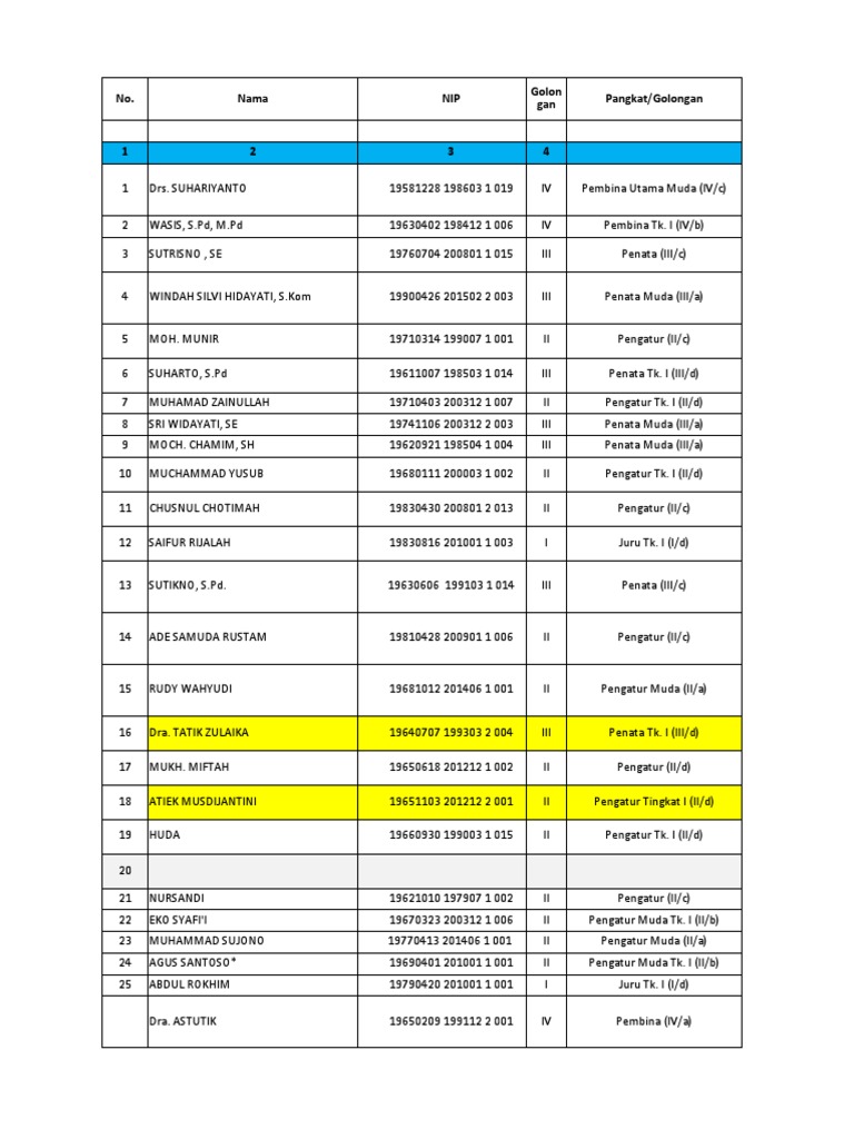 Data Penempatan | PDF