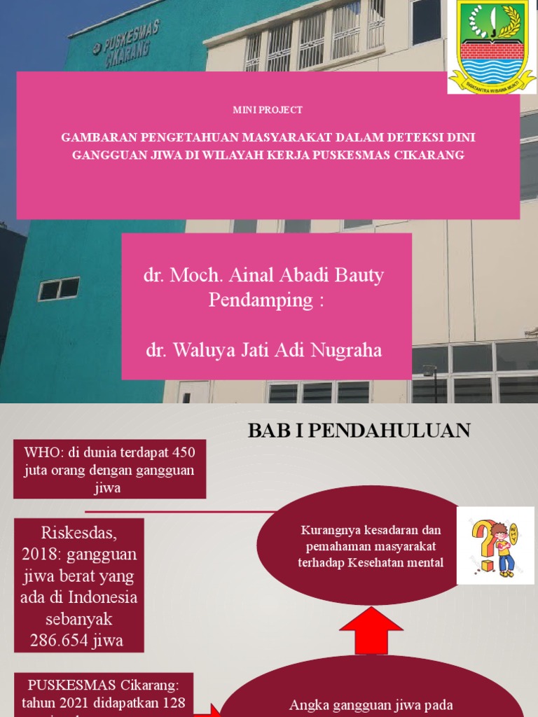 Final Presentasi Mini Pro Deteksi Gangguan Jiwa Ainal | PDF | Kesehatan ...