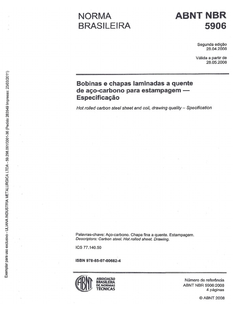 NBR 5906 | PDF