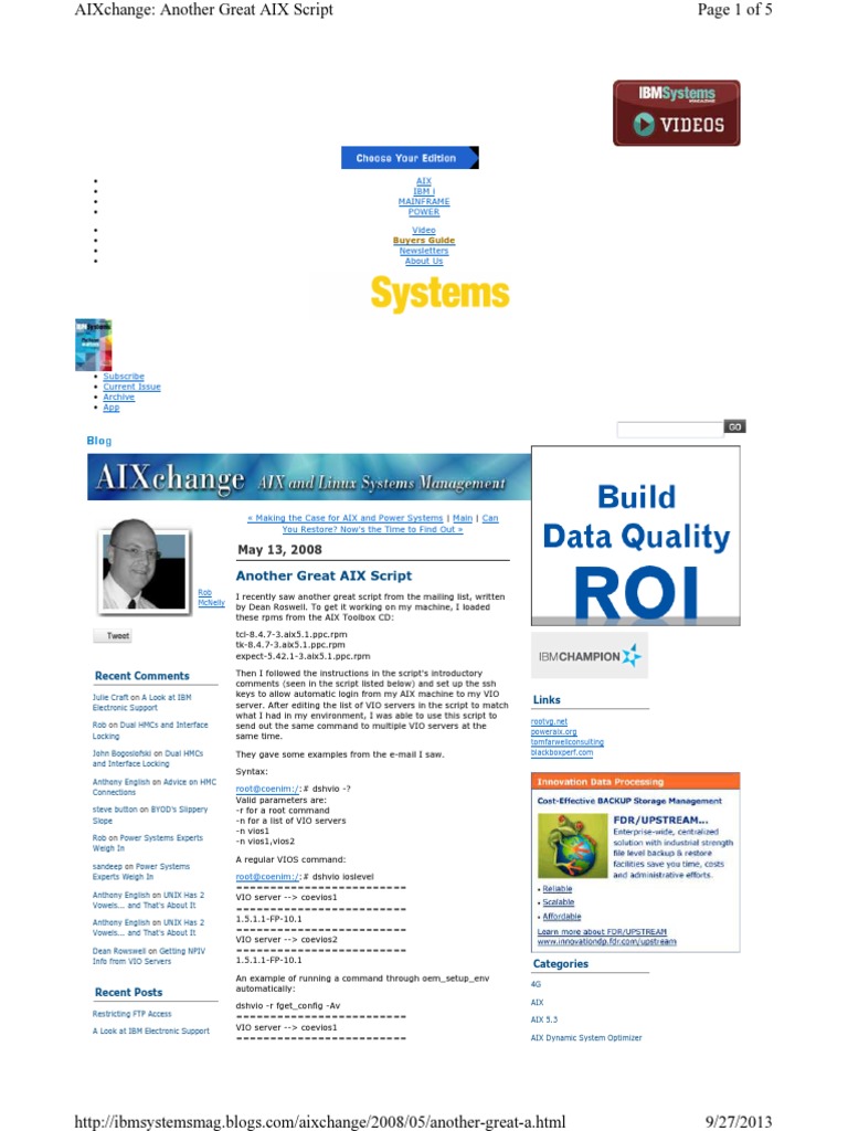 Aix Script 1 Pdf Pdf Secure Shell Command Line Interface 9098
