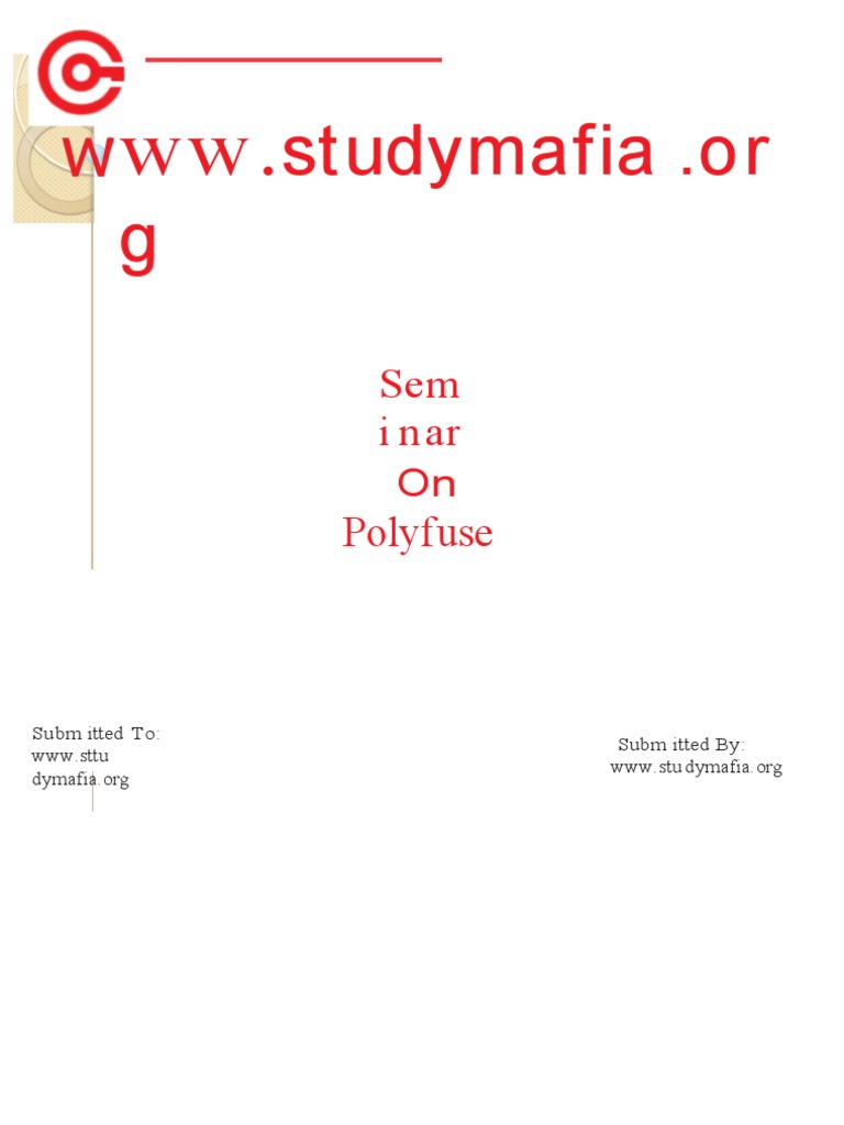 Overview of Polyfuse Technology | PDF | Electrical Resistance And ...
