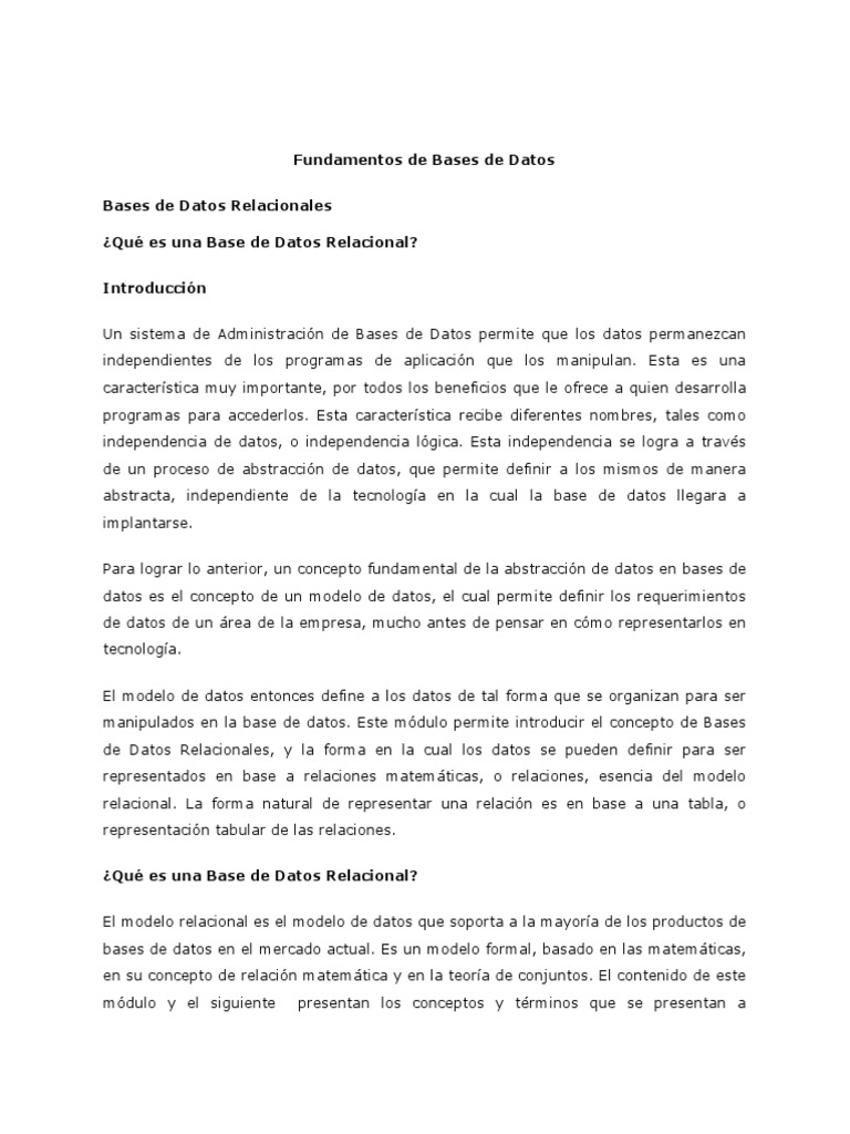 Int Bases Datos Ii Pdf Bases De Datos Base De Datos Relacional