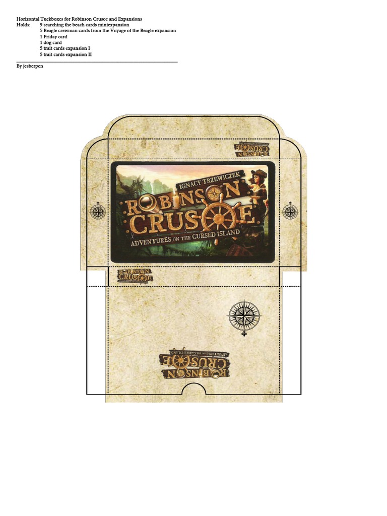 Robinson Crusoe Tuckbox Guide | PDF | Home & Garden