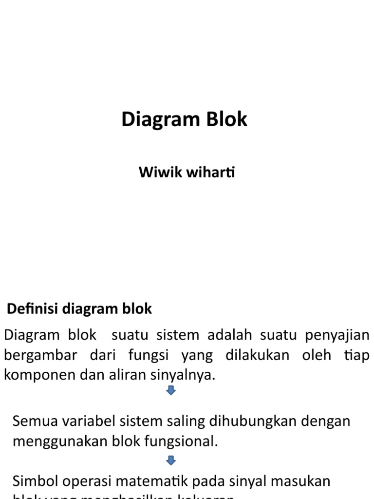 Diagram Blok | PDF