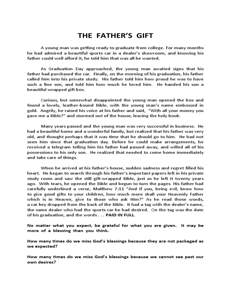 A Touching Life Story | PDF