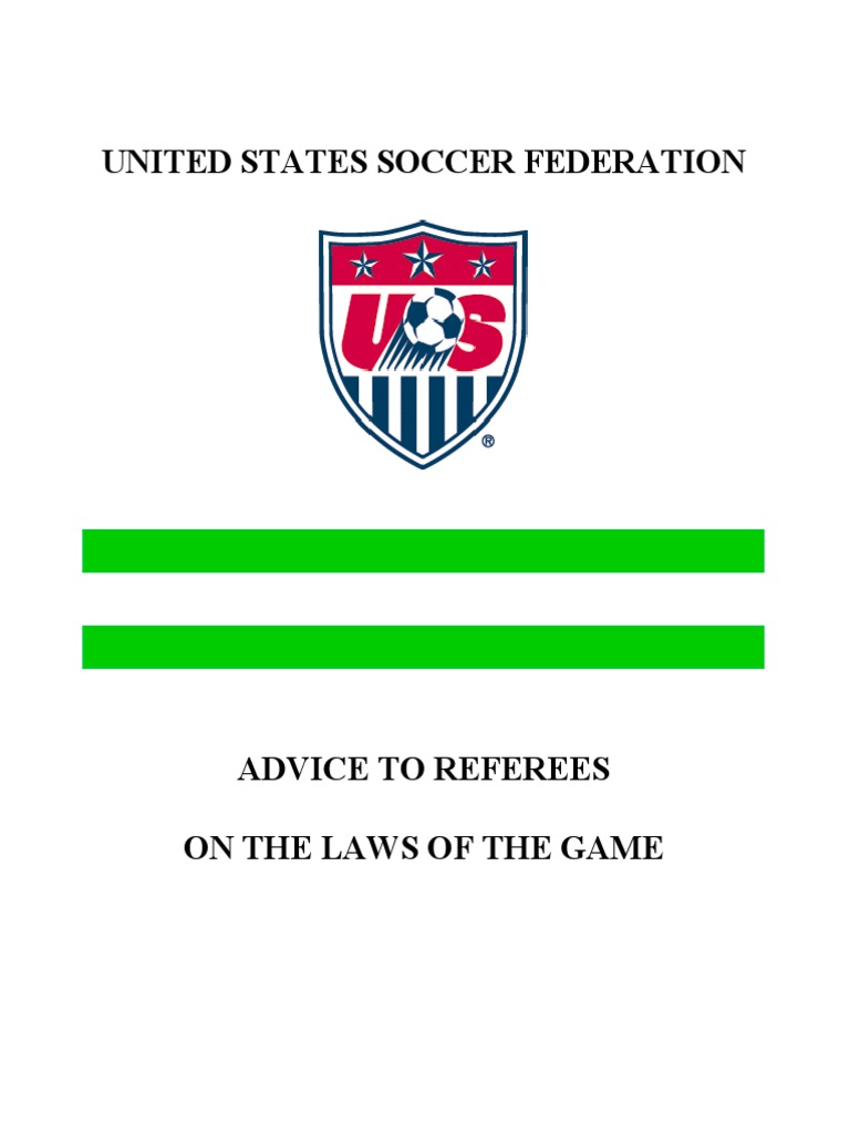 USSF Advise To Referees On LOTG | PDF | Team Sports | Athletic Sports
