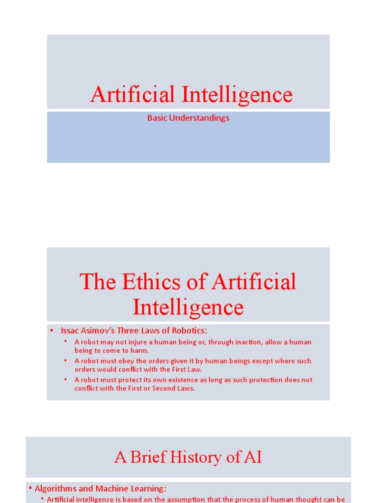 The Ethics of Artificial Intelligence - Final Modified Verion For XLRI ...
