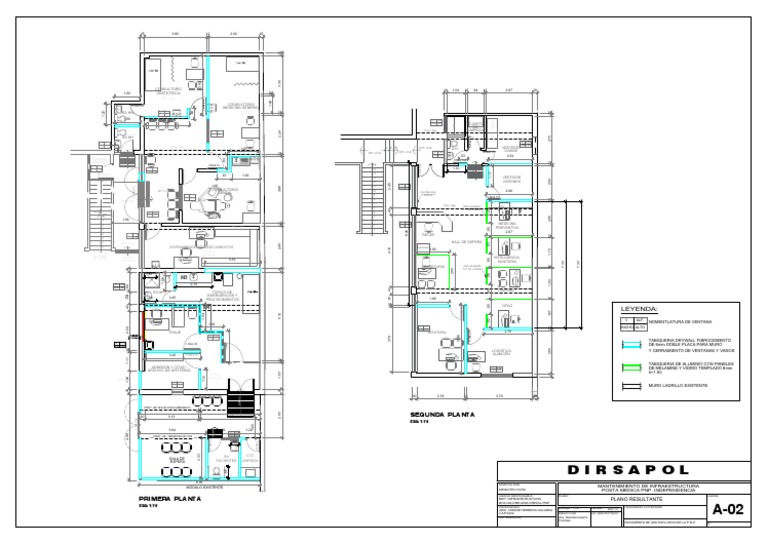 Plano de Intervención de Muros de Mantenimiento de Eess | PDF