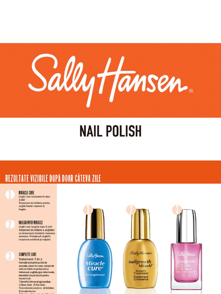 Catalog SALLY HANSEN Ianuarie 2022 | PDF