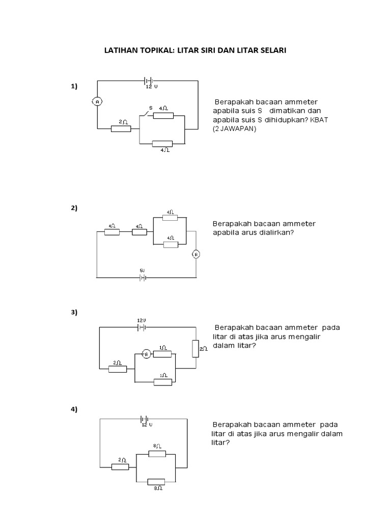 Litar Siri Dan Litar Selari | PDF