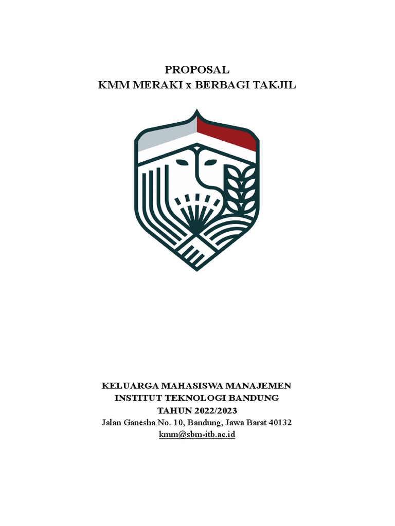 Proposal KMM Meraki X Berbagi Takjil 2023 | PDF