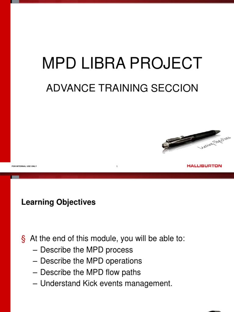 MPD Training & Safety Procedures | PDF | Pump | Oil Well