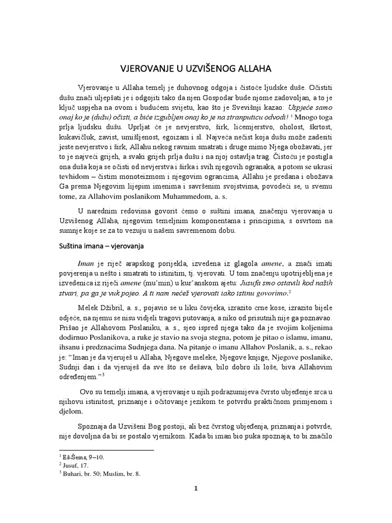 Uvod U Da'vu - Skripta | PDF