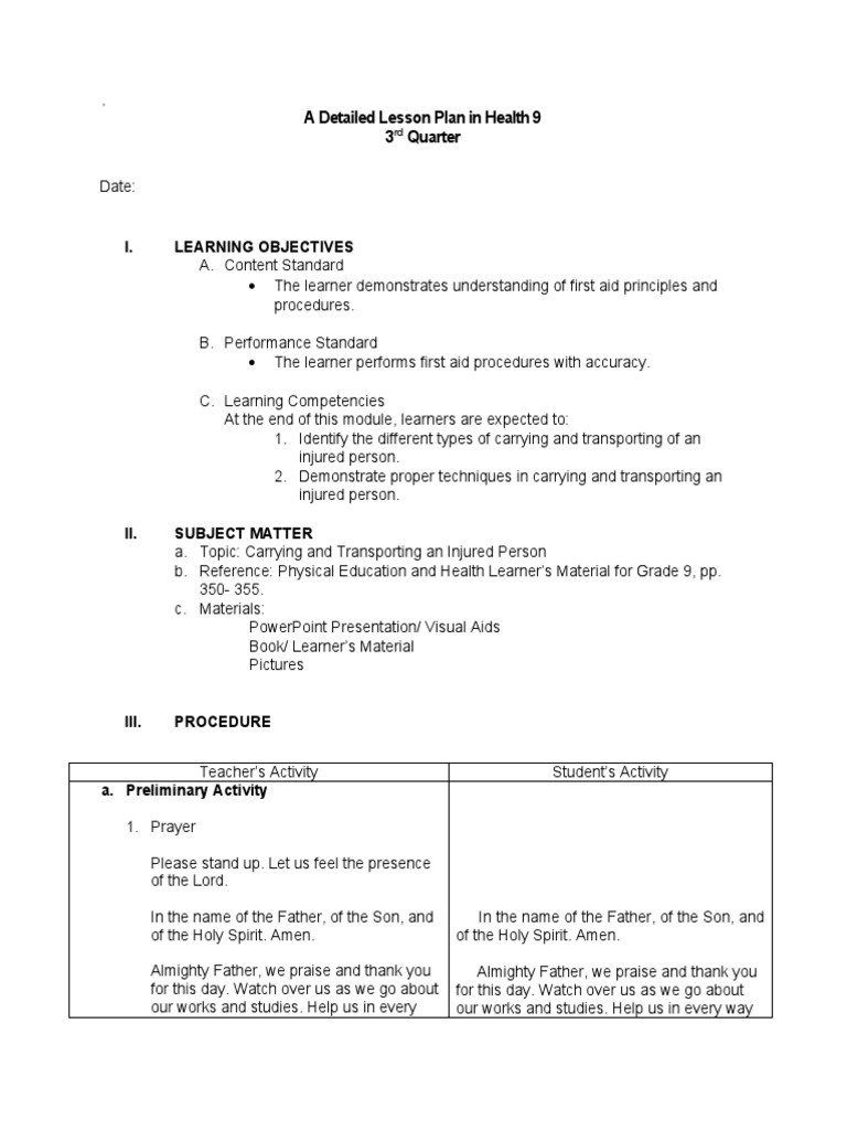 First Aid: Transporting Injured Persons | PDF | Learning | First Aid