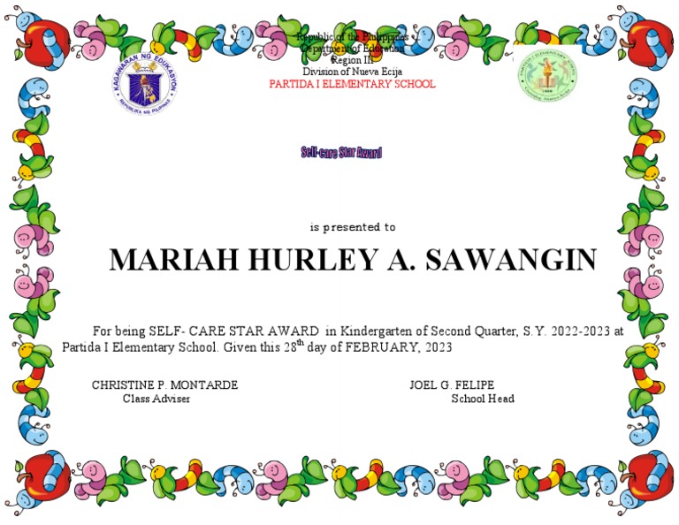 SElf Care Award | PDF