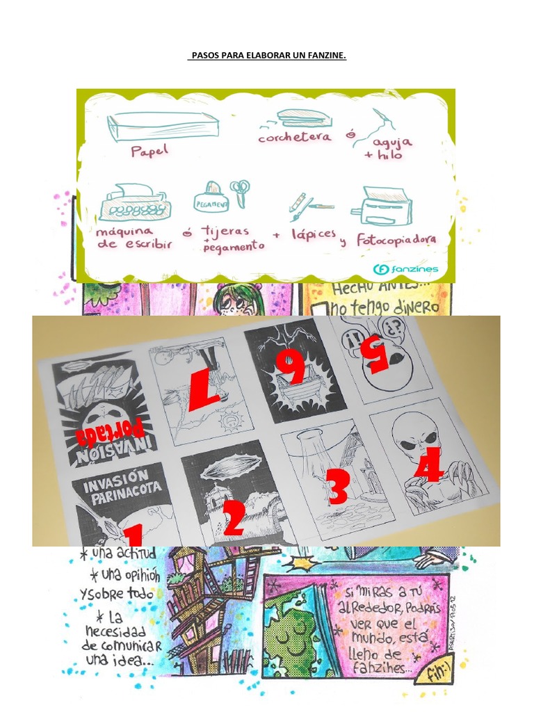 Pasos para Elaborar Un Fanzine | PDF