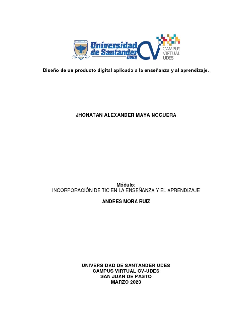 JHONATAN MAYA Manual Instructivo | PDF | Enseñando | Tecnología de ...