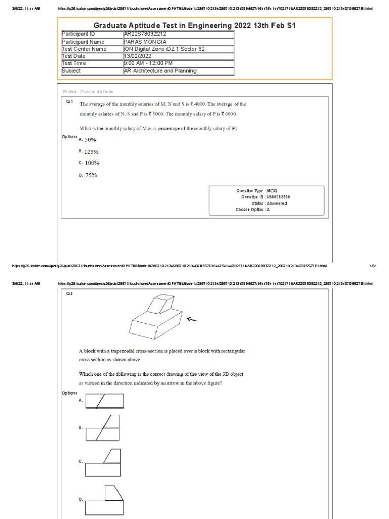 AR22S78032212_28671O2134S7D5527E1 | PDF | Multiple Choice | Student ...