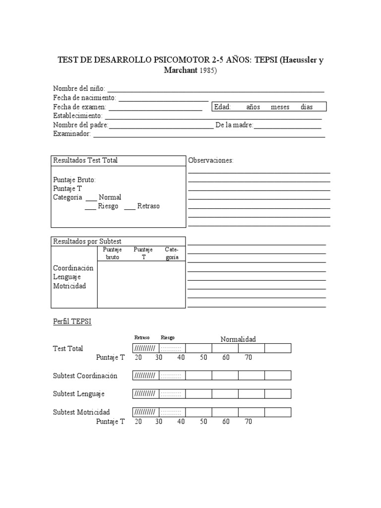 Protocolo Tepsi | PDF
