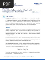 Lab Report | PDF | Titration | Chemistry