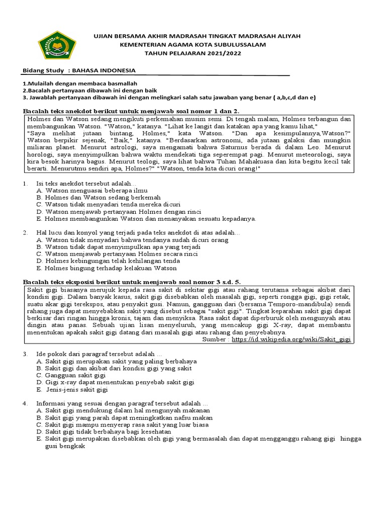 Bahasa I Donesia | PDF