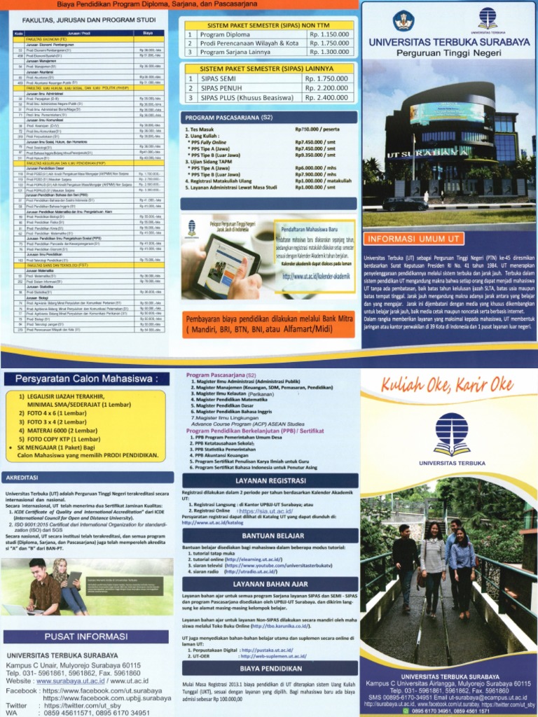 Brosur Ut S1 | PDF