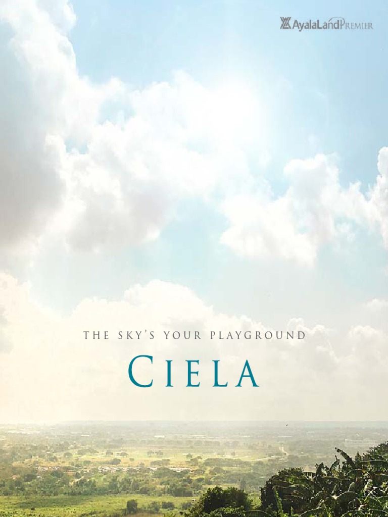 Ciela Interactive Brochure | PDF | Sea Level | Road