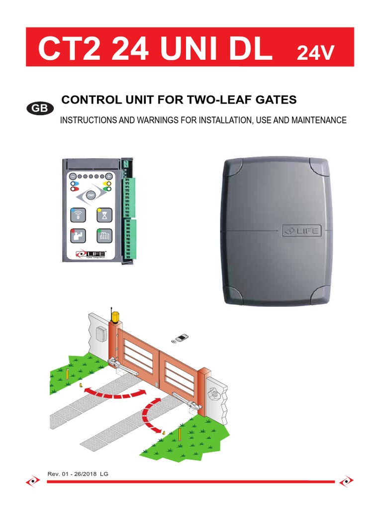 Ct2 24 Uni DL GB - Optimo2 | PDF | Shutter (Photography) | Relay