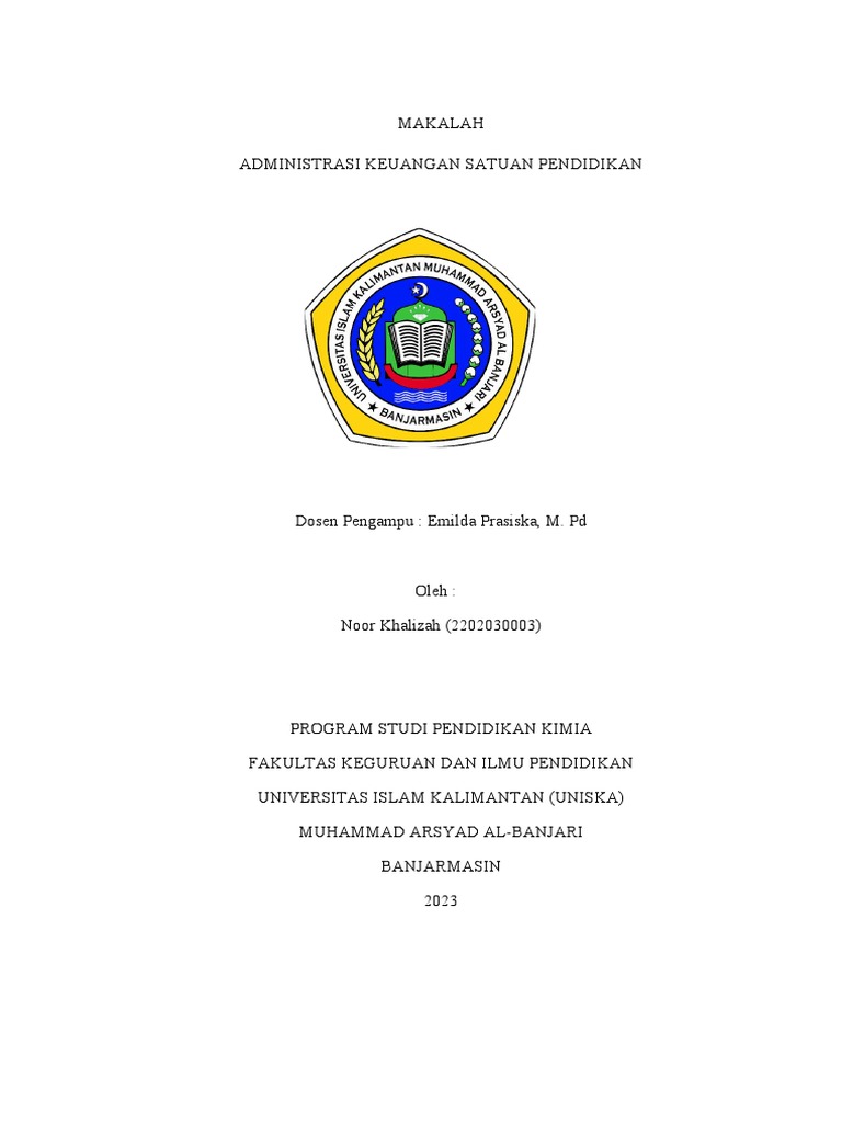 Noor KH Administrasi-1 | PDF | Karier & Perkembangan | Pengelolaan Keuangan & Uang
