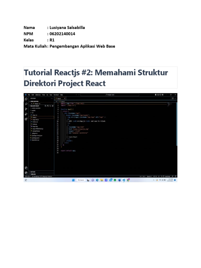 Tutorial Reactjs 2 | PDF