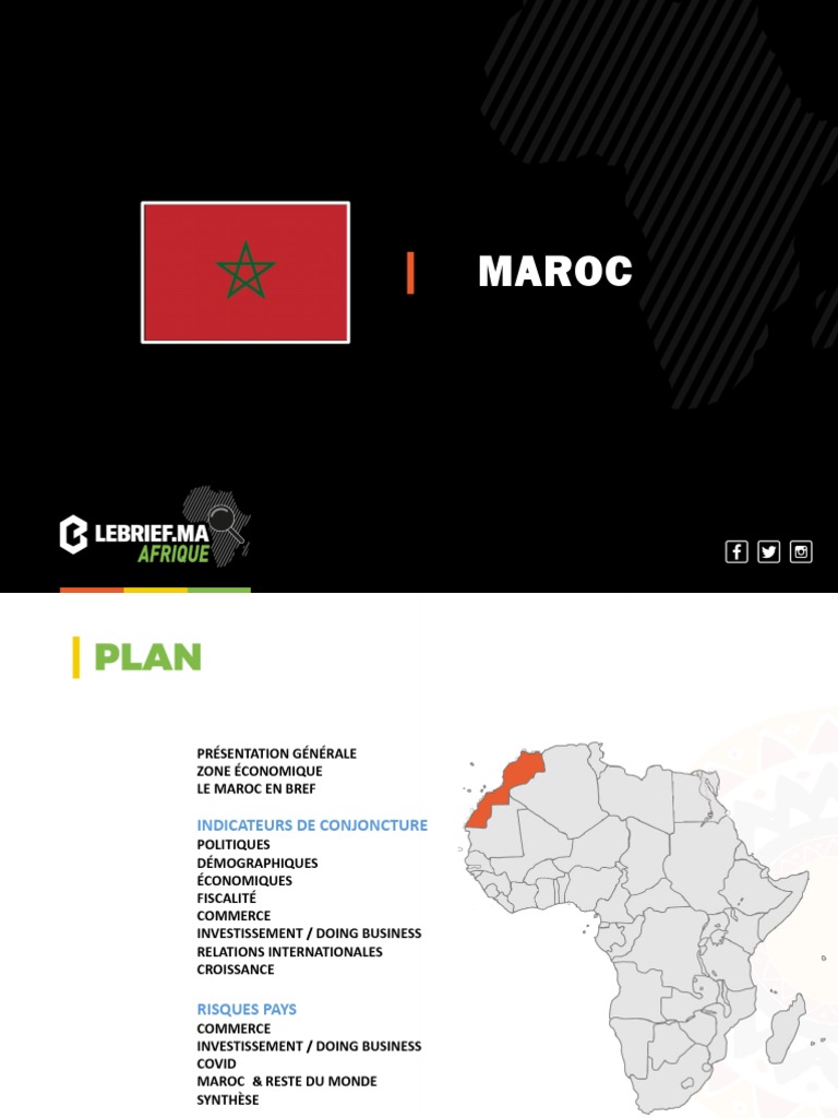 Fiche Pays : Le Maroc en Bref | PDF | le Maghreb | Maroc