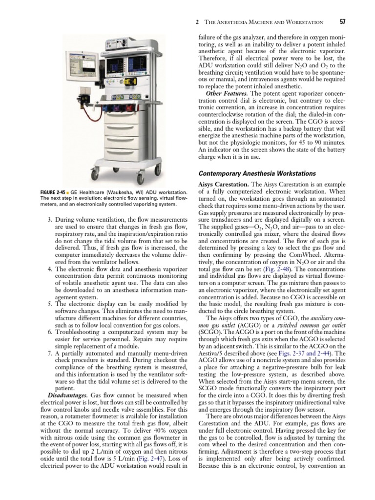 Anesthesia Equipment. Principlions 2nd Ed (PDF) (Tahir99) VRG 75 | PDF | Anesthesia | Breathing