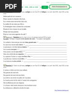Exercices sur COD et COI corrigés | PDF | Complément d'objet ...