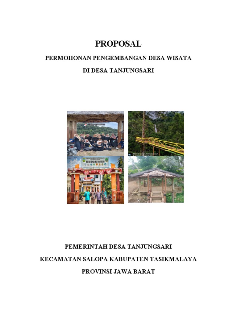 Proposal Desa Wisata | PDF