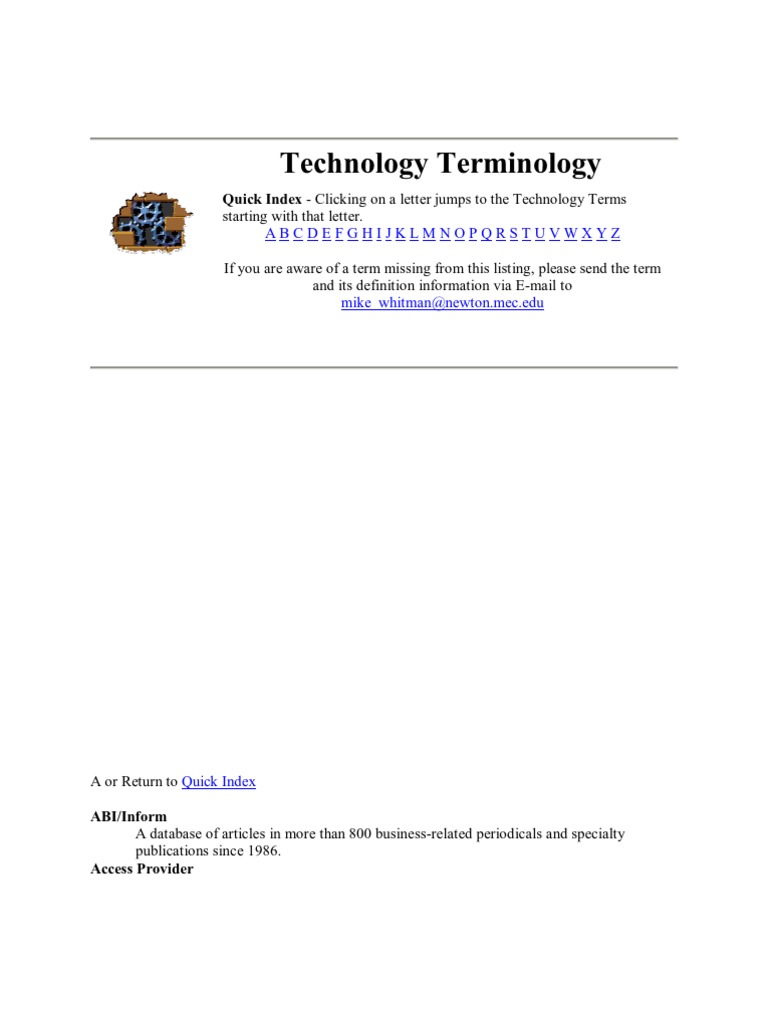 Technology Terminology 091 | PDF | Computer Network | Image Scanner