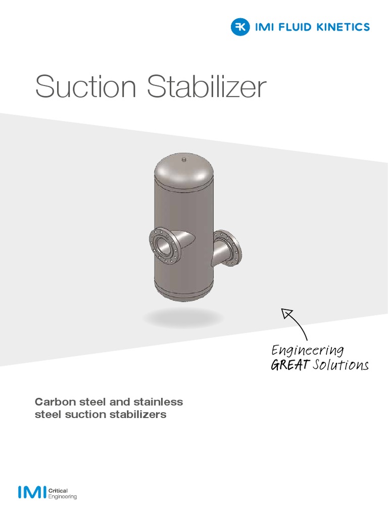 IMI FK Suction-Stabilizer A4 AW LRES | PDF | Pump | Materials